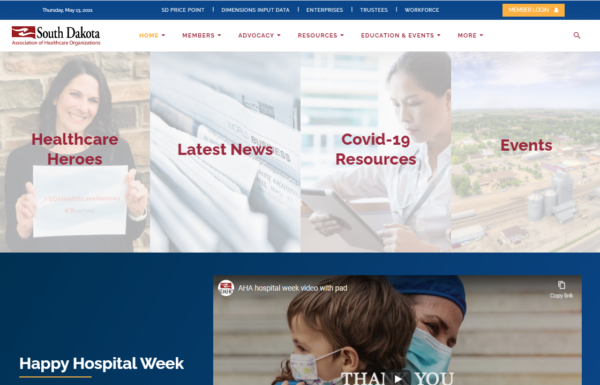 SDAHO Launches Updated Website | SDAHO
